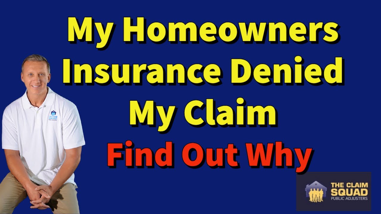 My Homeowners Insurance Denied My claim - YouTube