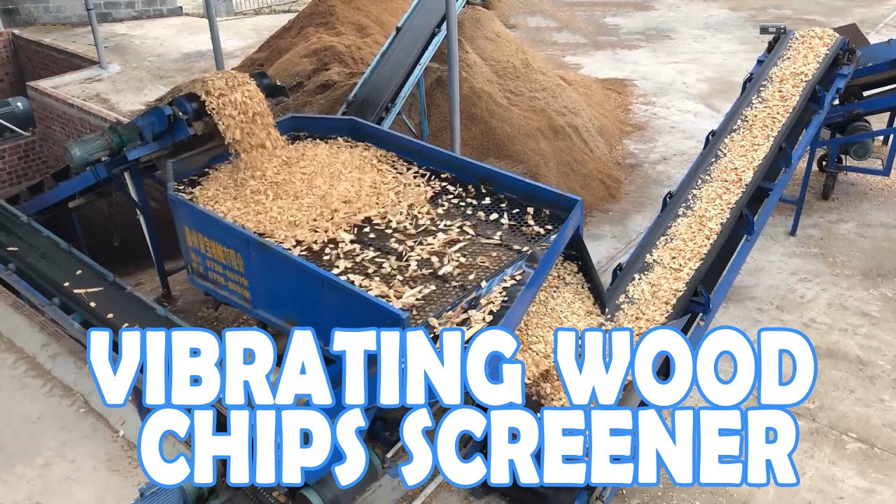 Woodchip Screener Rotating Vibrating Screen 2020 - YouTube