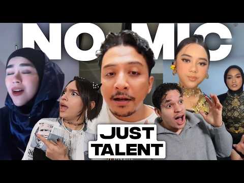 Indonesian Singers singing without mics are AMAZING! Musicians react