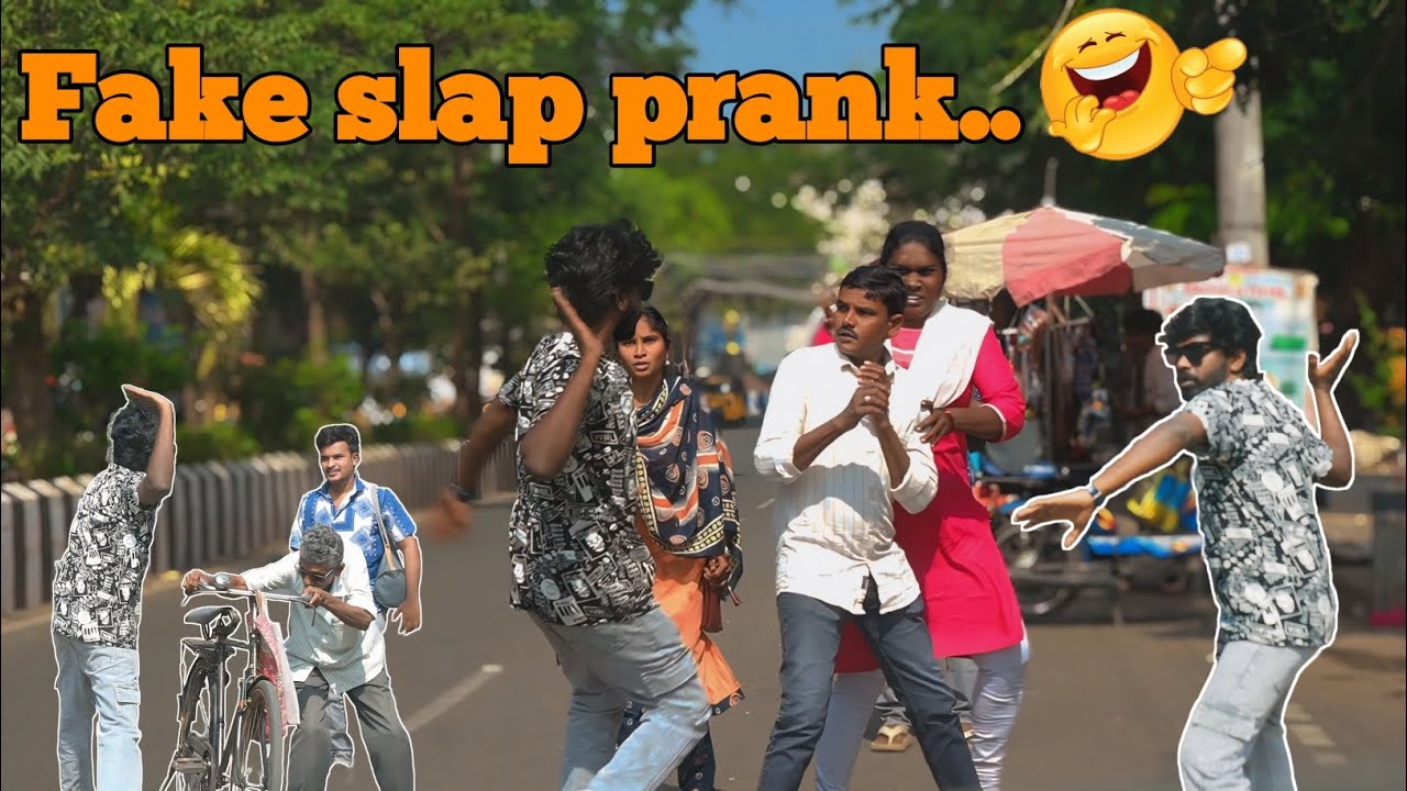 FAKE SLAP PRANK 🤣 | LATEST TELUGU PRANKS | BLACK BROTHERS....... - YouTube