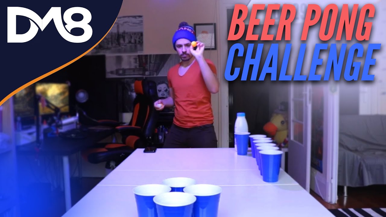 Beer Pong Challenge - Le plus rapide possible ! - YouTube