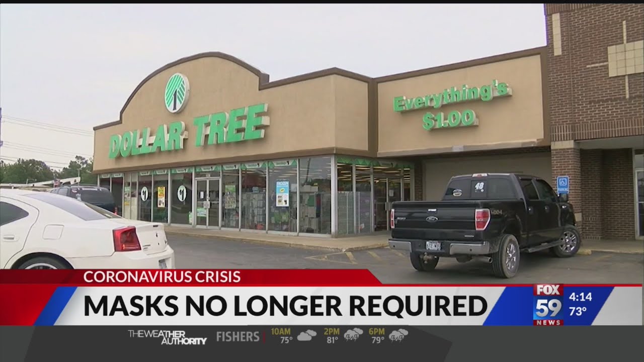 Masks no longer required at Dollar Tree, Family Dollar - YouTube