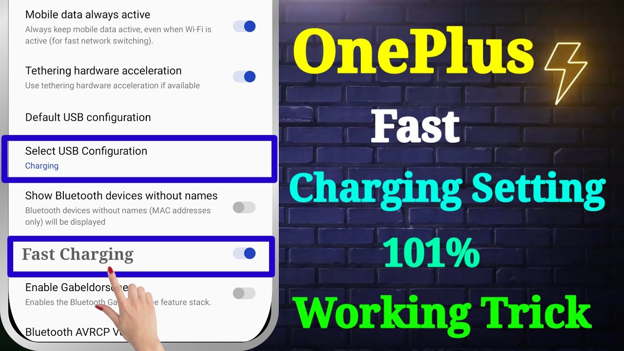 OnePlus Fast Charging Setting | OnePlus Charging Problem | OnePlus Ko ...