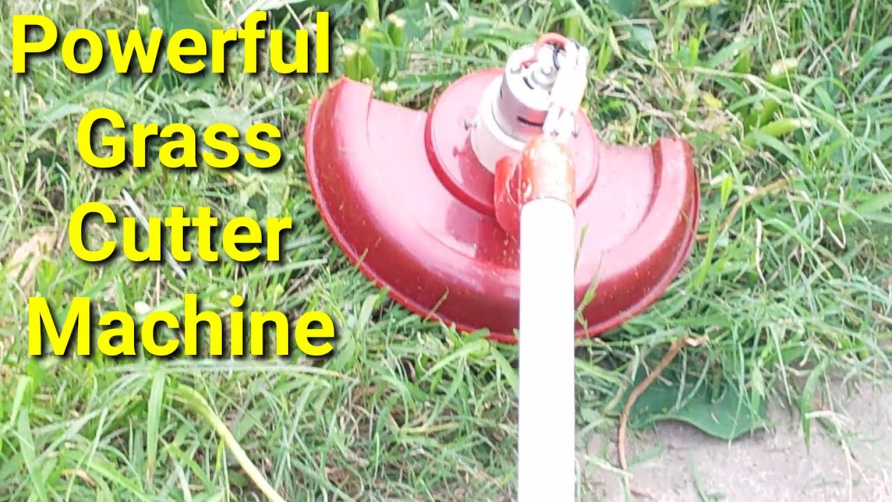 how to make a powerful Electrical Hand grass cutter at home - YouTube
