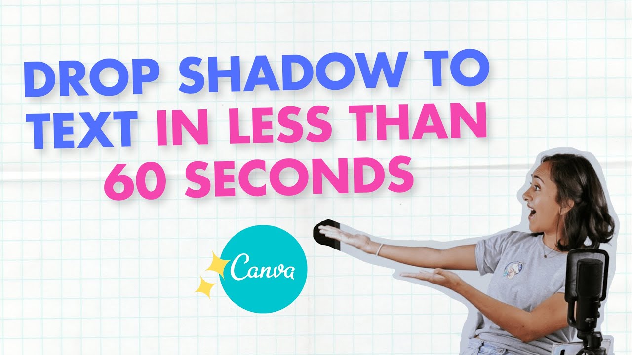 How To Add A Drop Shadow To Text With Canva YouTube How To Add A Drop Shadow To Text With Canva YouTube