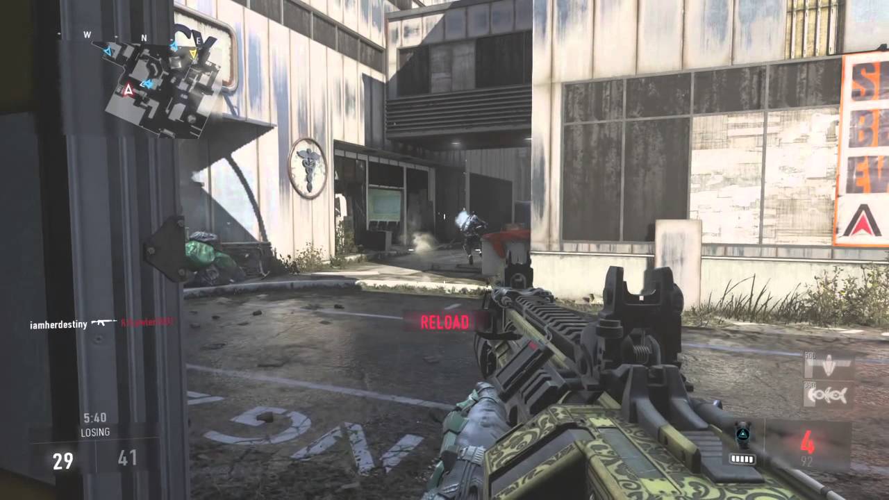 COD AW FIRST GAME WITH IMR THUNDER TUSK - YouTube