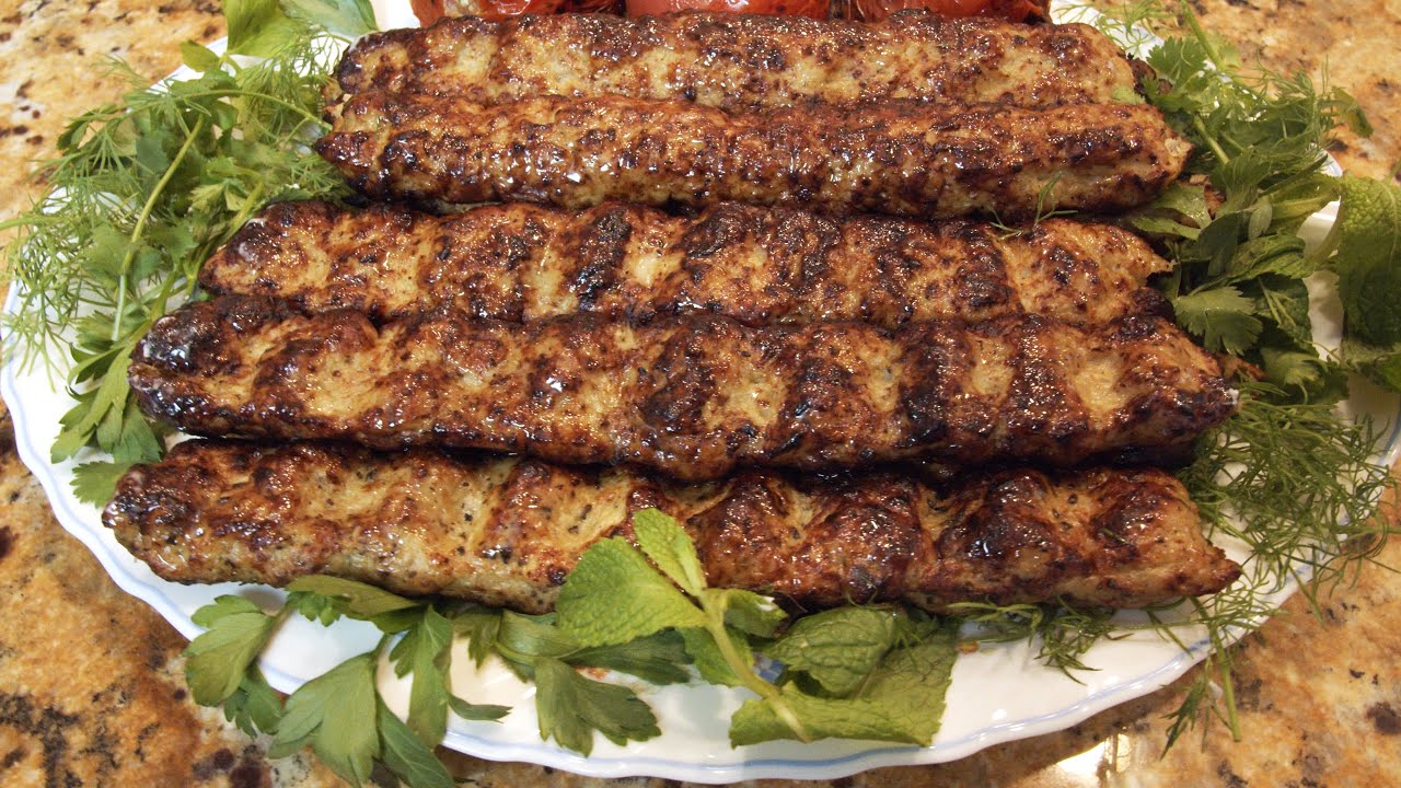 Kabob Koobideh Morgh (Ground Chicken Kabab) - Cooking with Yousef - YouTube