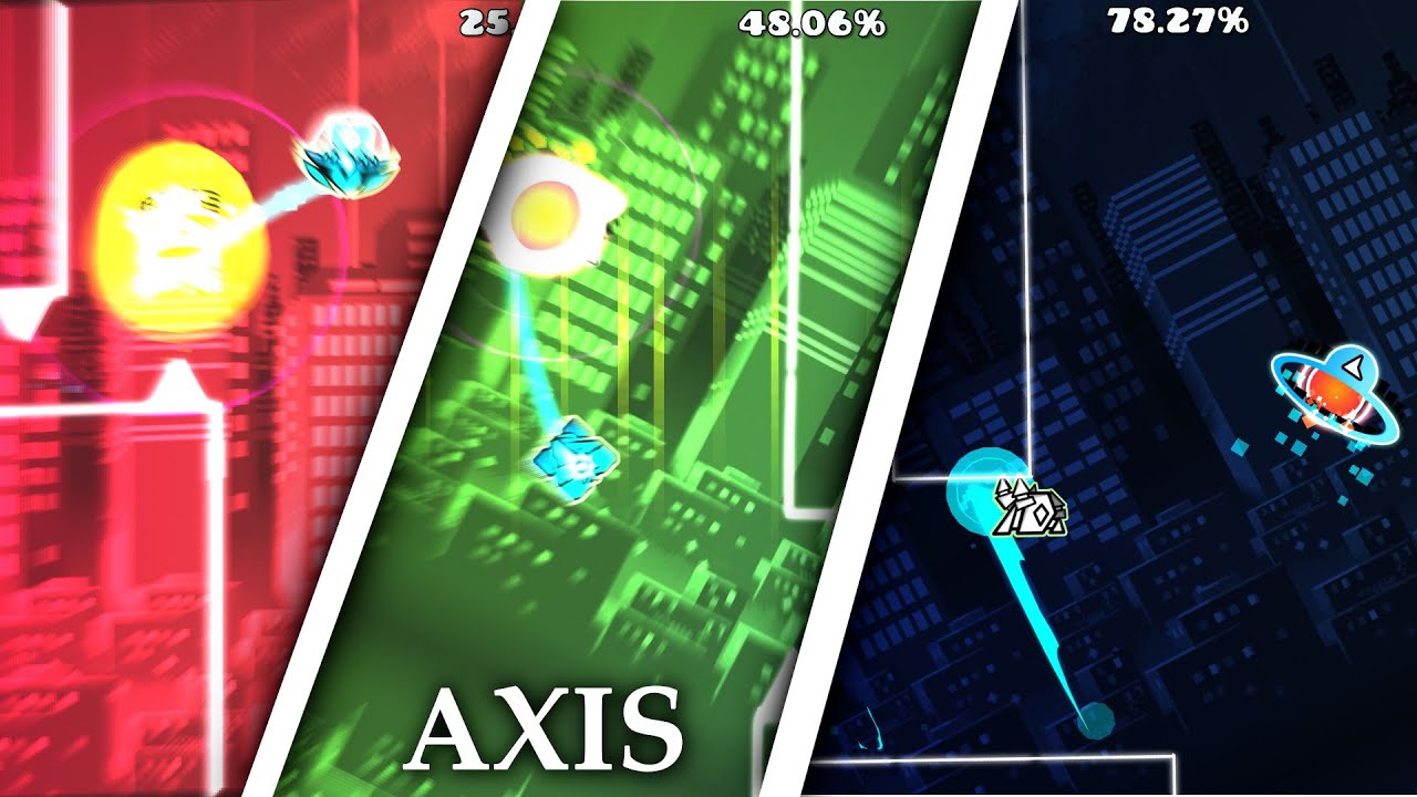 "AXIS" layout - just some.. click sync? | Geometry Dash - YouTube