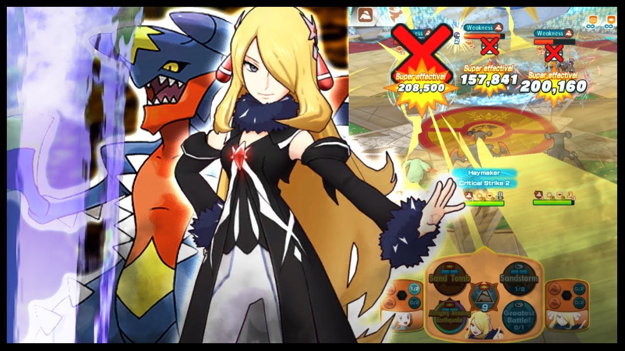 The New Best Unit In The Game?? EX Arc Suit Cynthia & Mega Garchomp ...