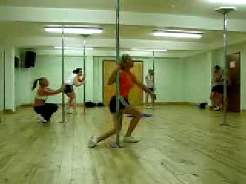 Pole fitness class - YouTube