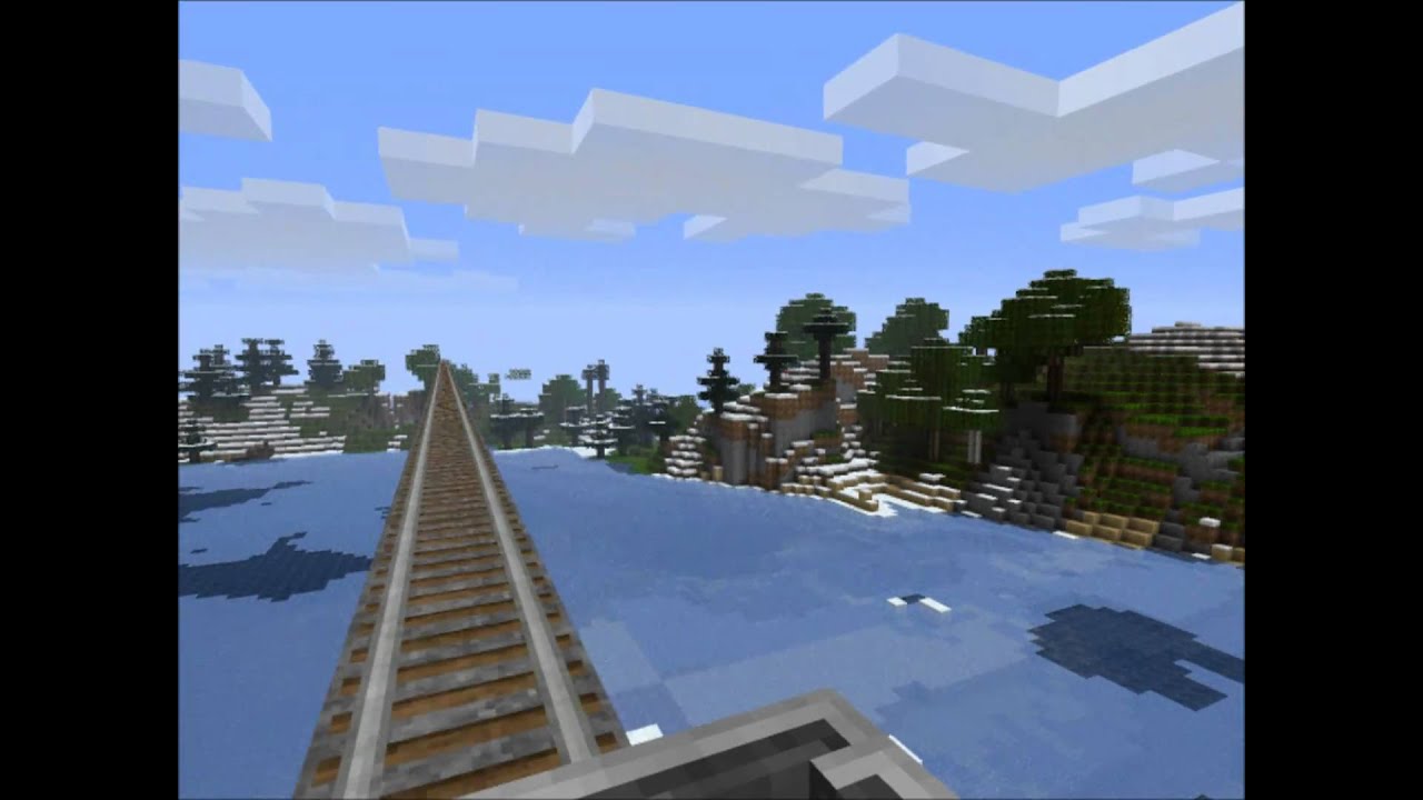 Minecraft Elevated Rail (West) (Phase 1) - YouTube