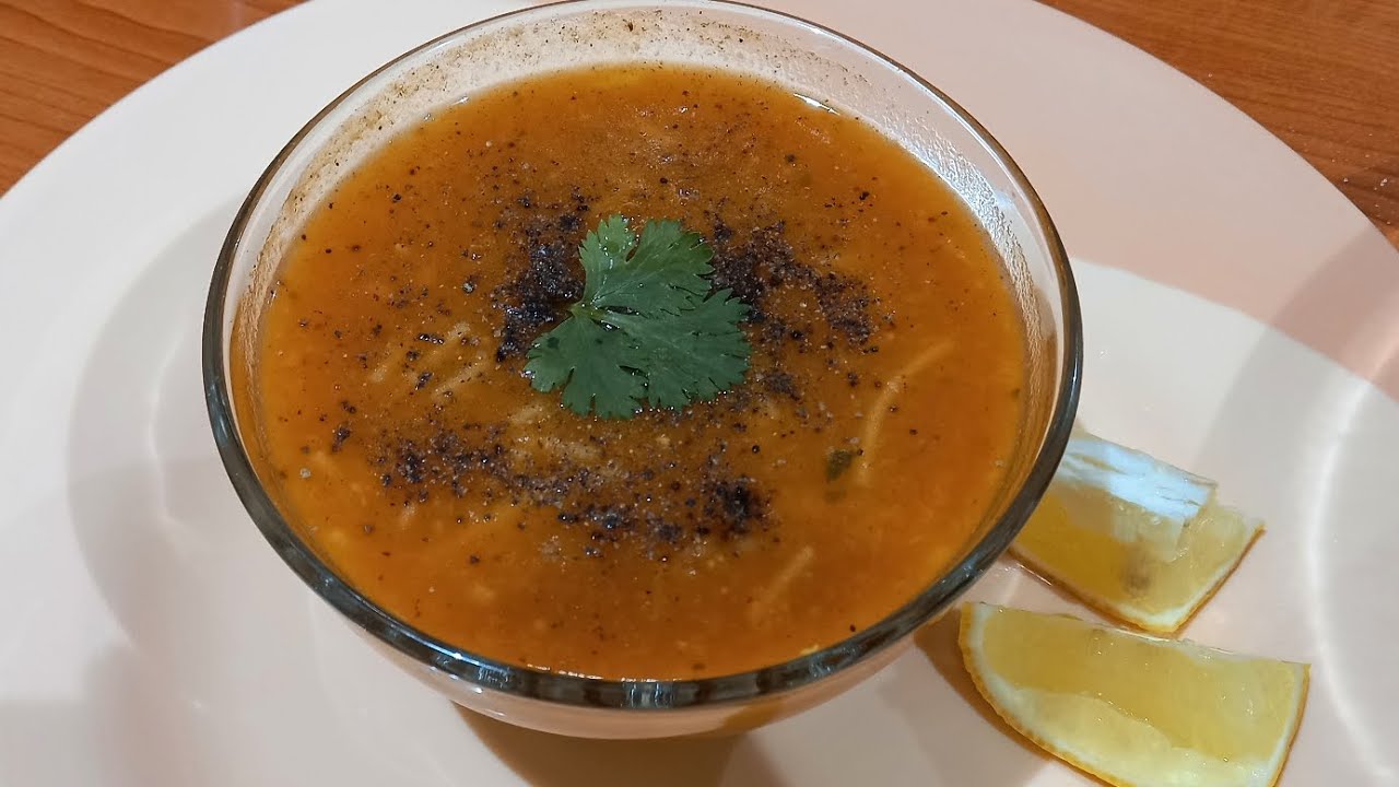 how to make shorba | how to make soup | chicken soup recipe |red lentil ...