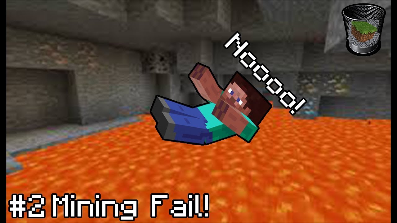 TrashMC | Mining Fail #2 - YouTube