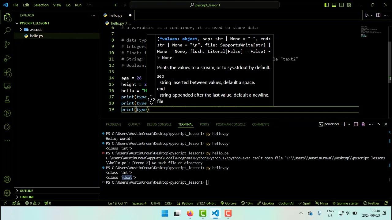 Understanding Variables and Data Types in Python | PyScript Studio - YouTube
