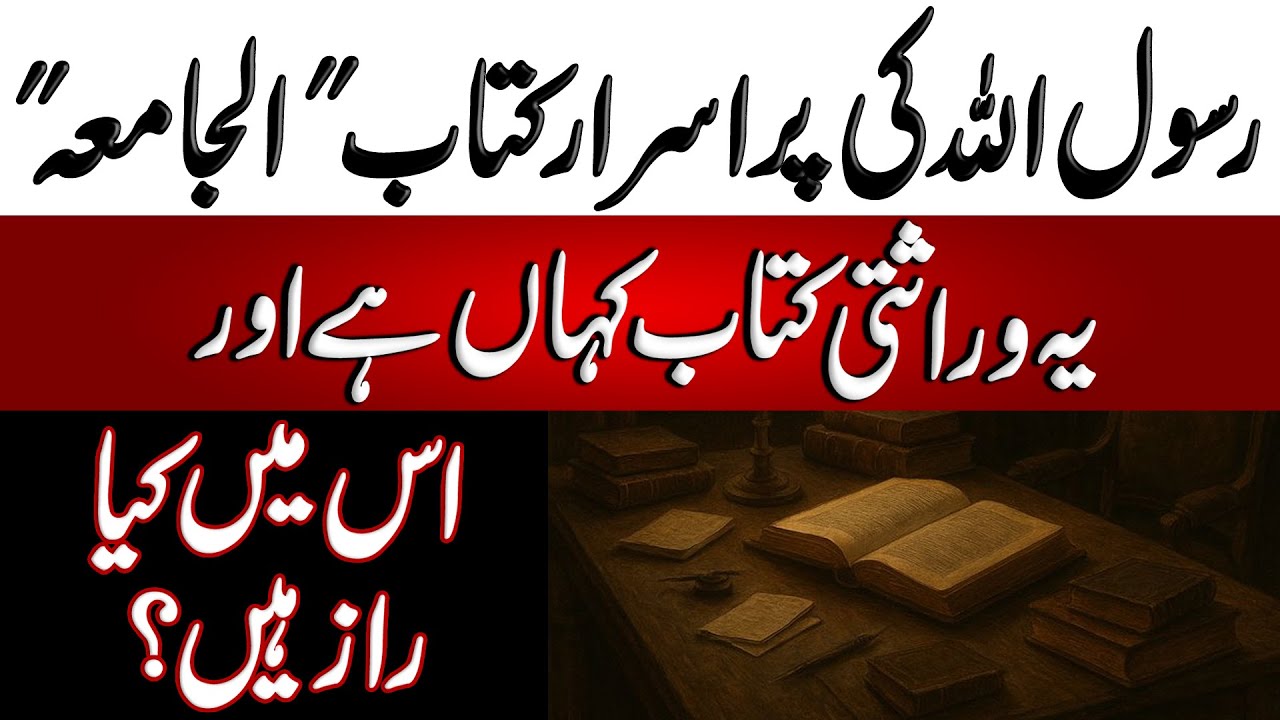 Rasool Allah ki Purisrar Kitab Al Jamia | رسول اللہ کی پراسرار کتابــ ...