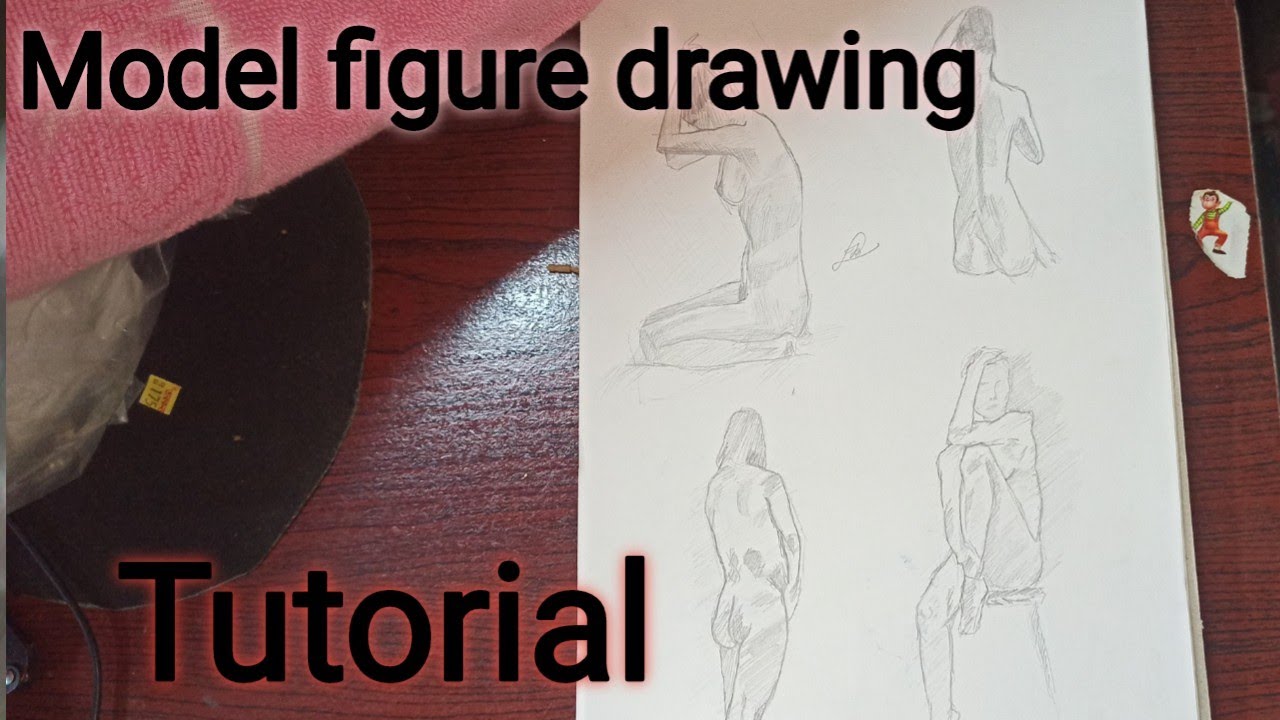 How to draw human figure/Human figure sketch drawing/Jay arts - YouTube