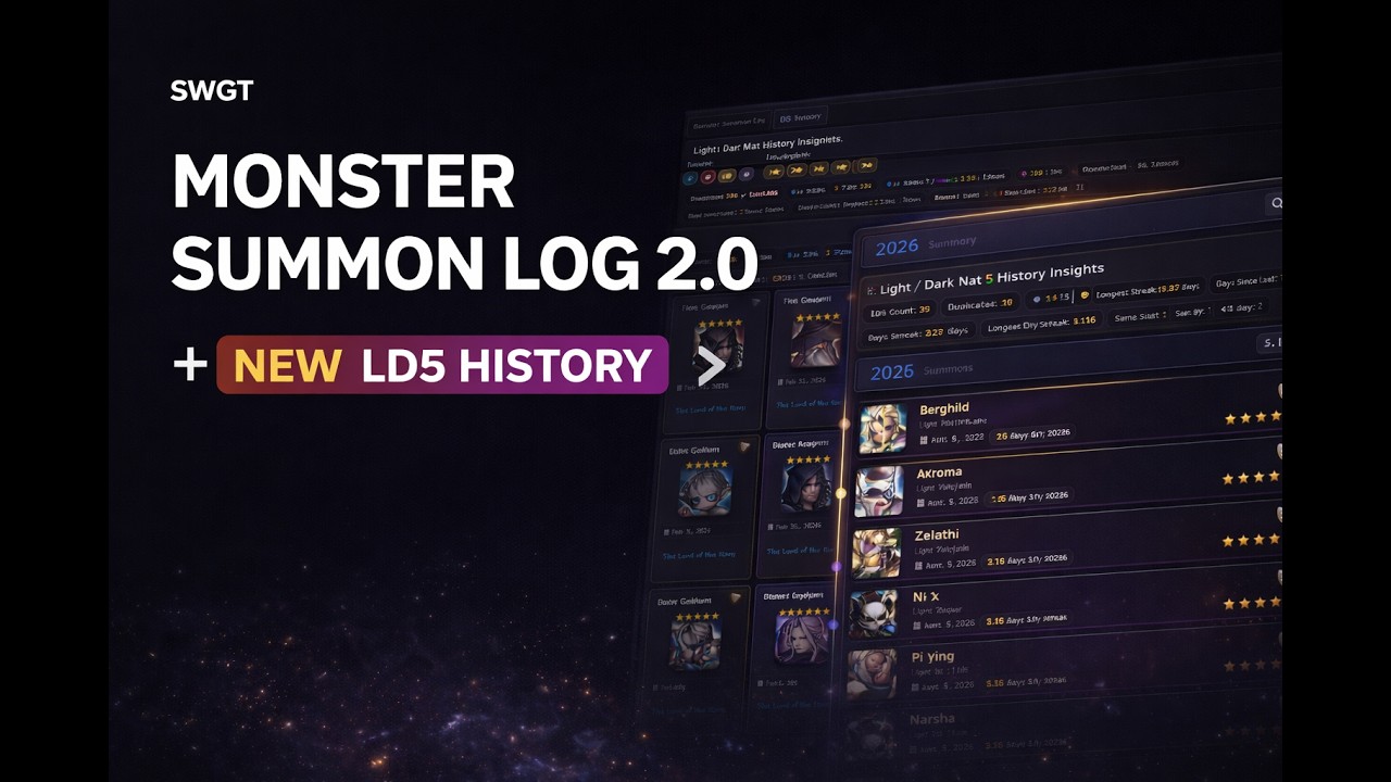 SWGT - Episode 74 - Monster Summon Log 2.0 + NEW LD5 History - YouTube