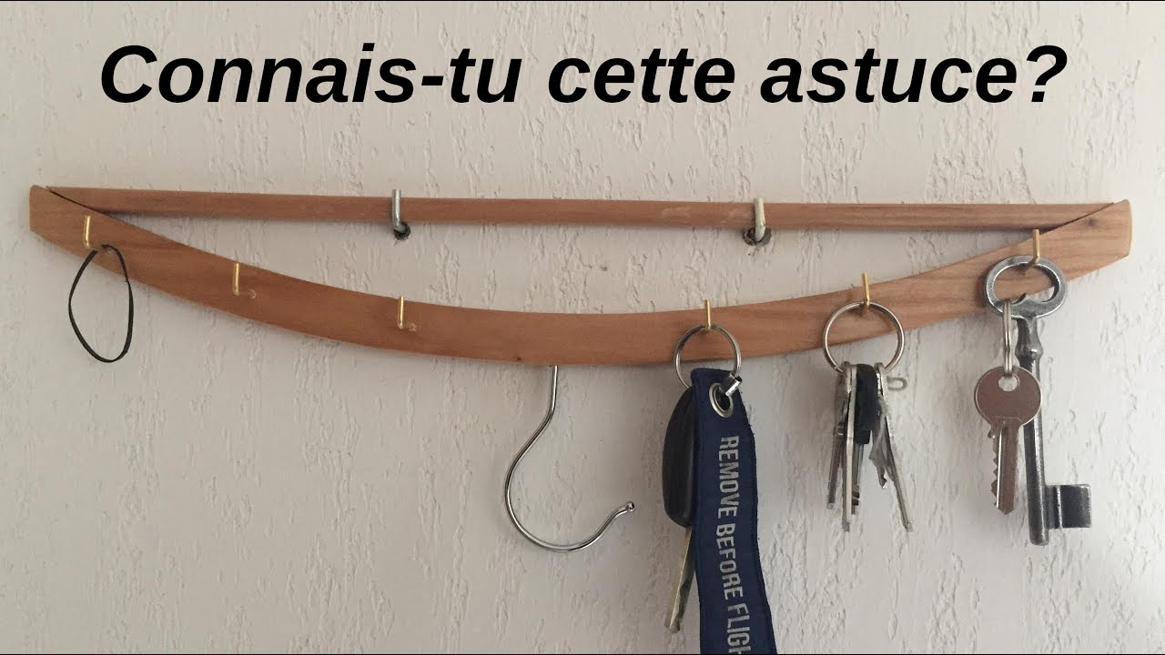 Comment fabriquer un accroche-clé mural - YouTube