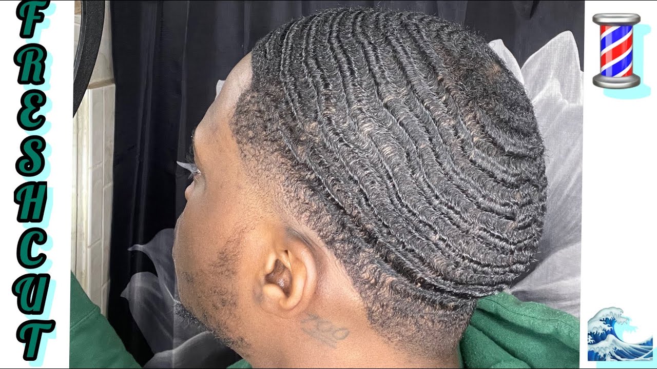 360 WAVES FRESH CUT BRUSH SESSION | MOISTURIZE AND SEAL METHOD - YouTube