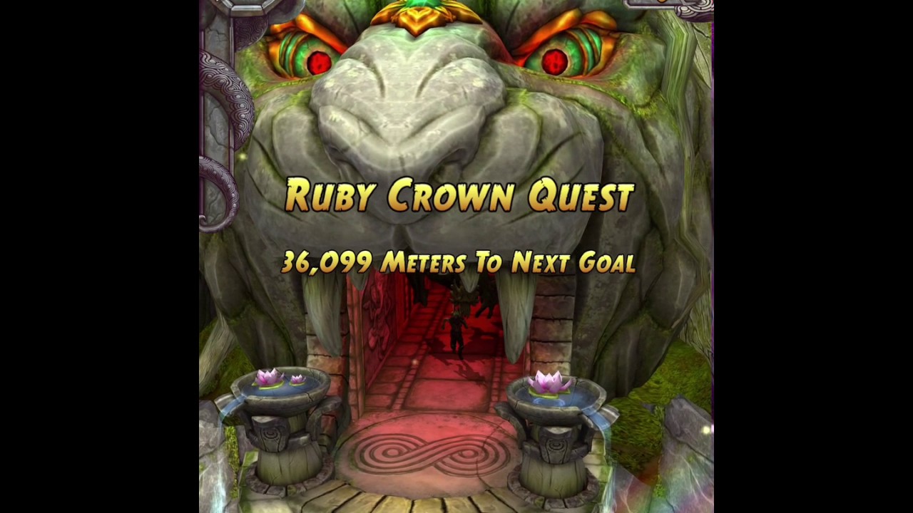 Temple Run 2 | RUBY CROWN QUEST By Imangi Studios - YouTube