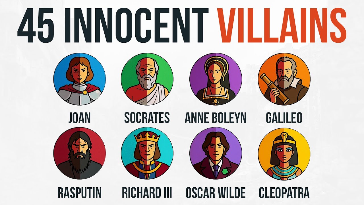 45 Historical Villains Who May Have Been Innocent - YouTube