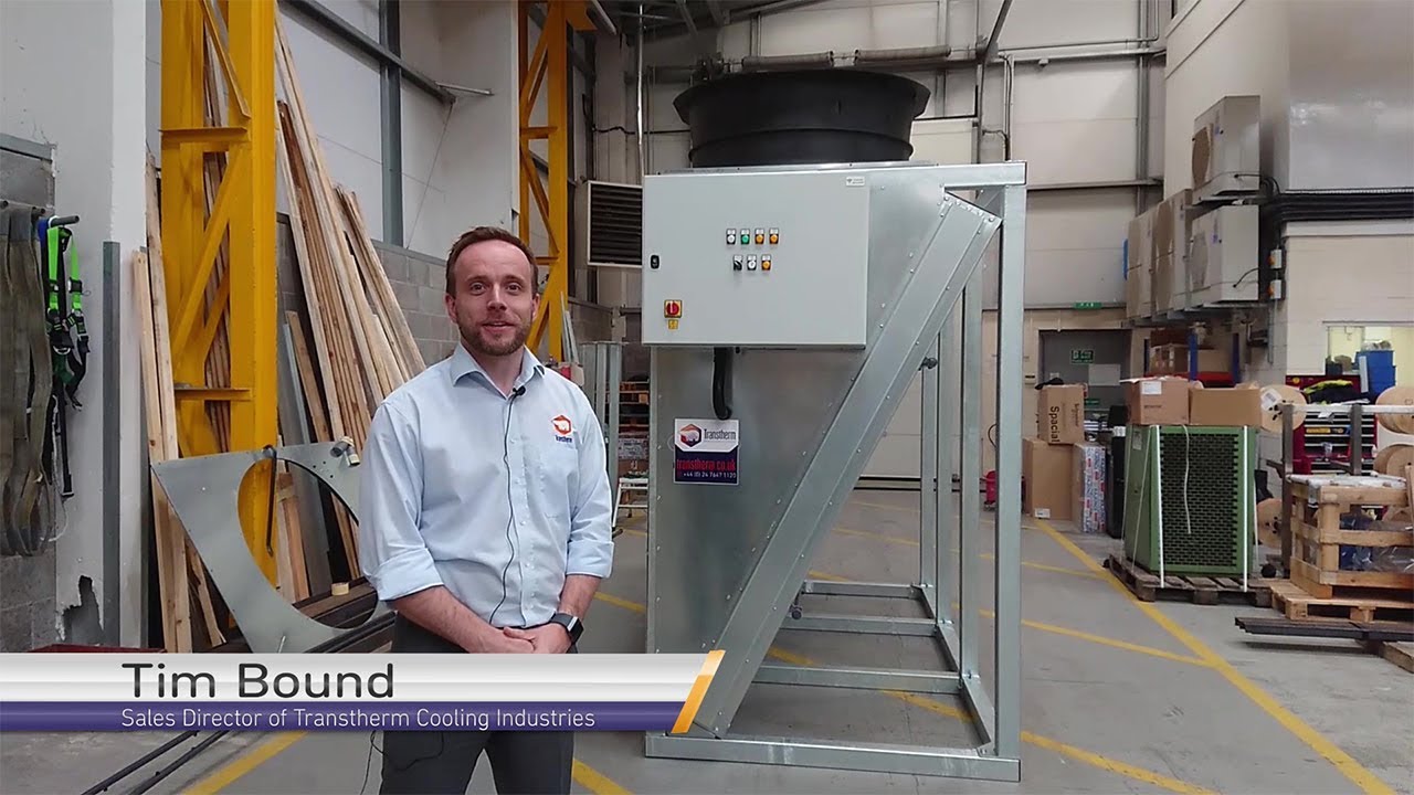 Transtherm - Half-V Adiabatic Cooler - YouTube