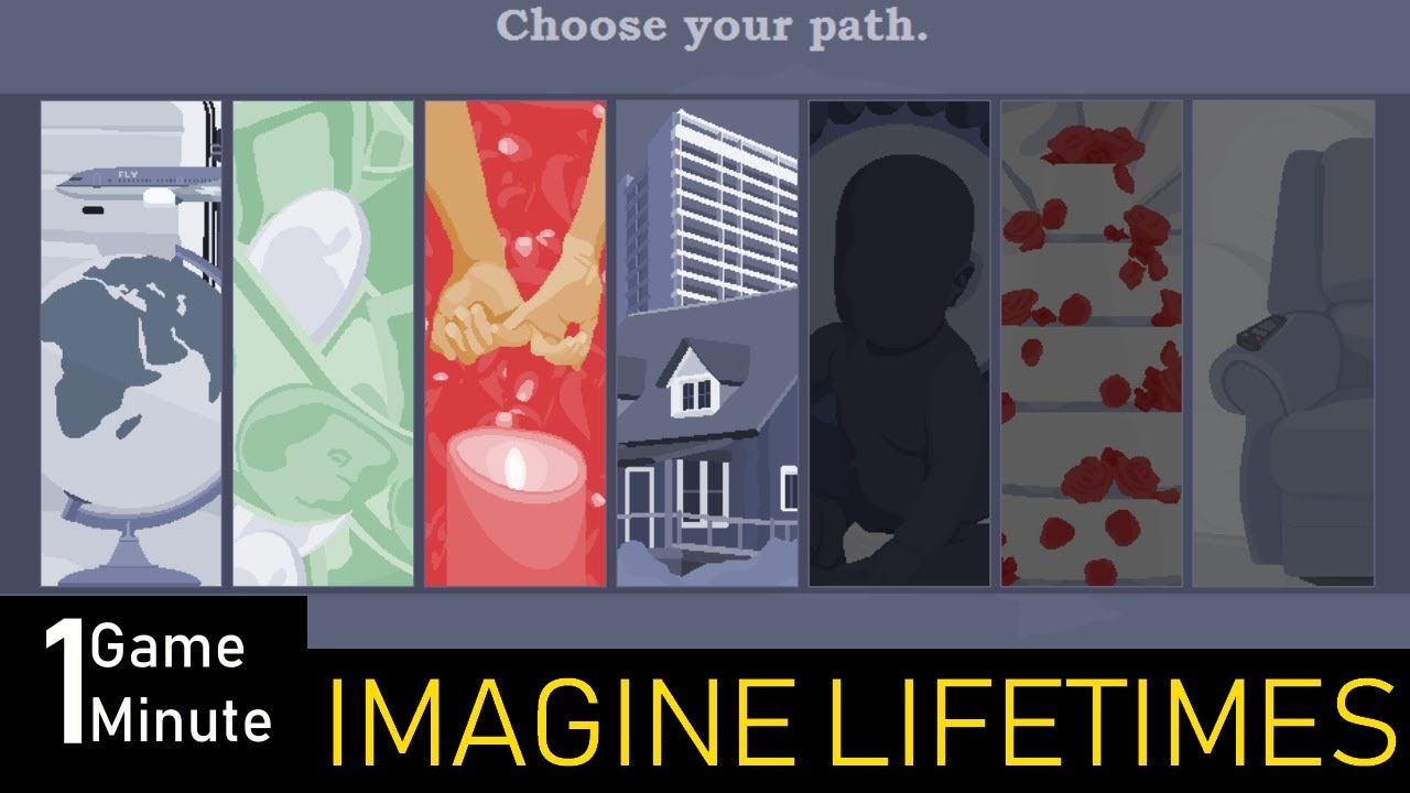 CHOOSE YOUR OWN LIFE | 1Game1Minute: Imagine Lifetimes - YouTube