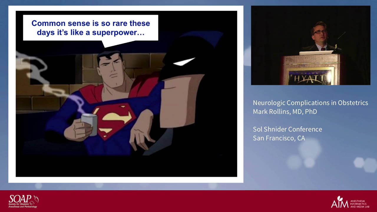 Neurologic Complications in Obstetrics - Mark Rollins, MD, PhD - YouTube