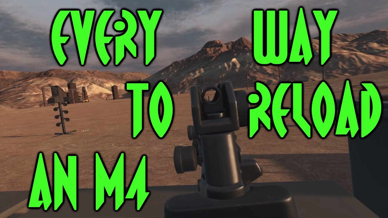 [H3VR] Every Way to Reload an M4 - YouTube