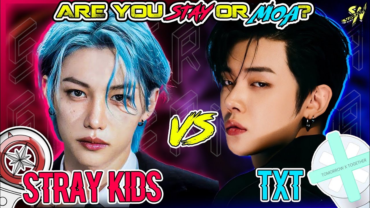 STRAY KIDS VS TXT CHALLENGE [Are you Stay or Moa?]🆚🎮🔥 - YouTube