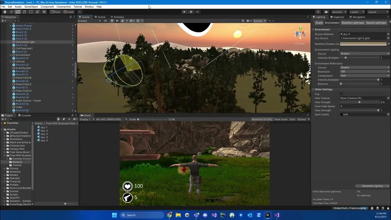 Visual Upgrades: Part 1 - Lighting - Make Uncharted In Unity3D FREE UNITY 3D COURSE (31/37 ...
