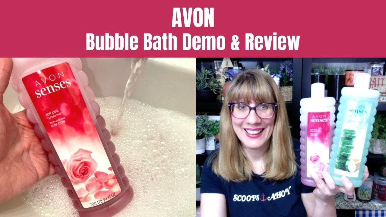 AVON Bubble Bath Demo & Review - YouTube