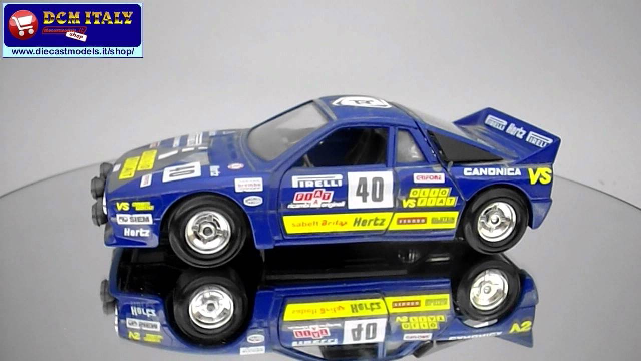 Lancia Rally 037 - Burago - 1:24 - YouTube
