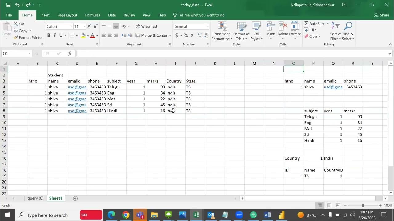 SQL normalisation interview questions 1NF, 2NF, 3NF... - YouTube