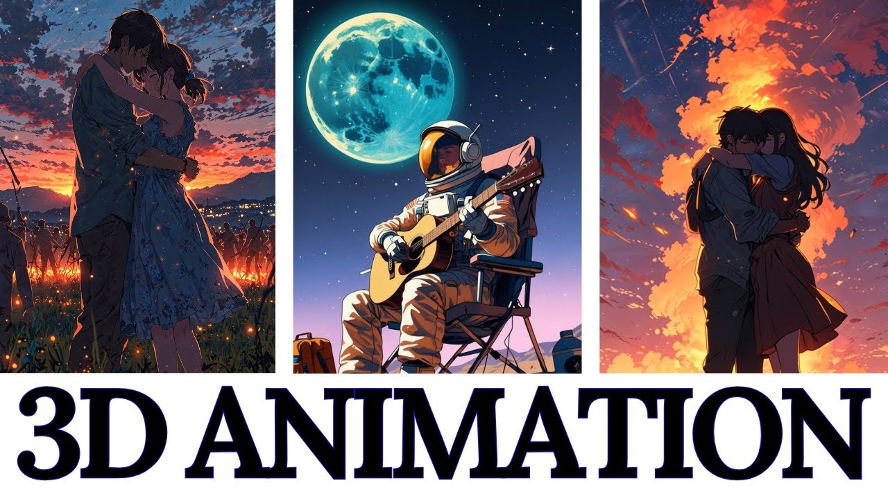 Convert 2d Image to 3d Animation - YouTube