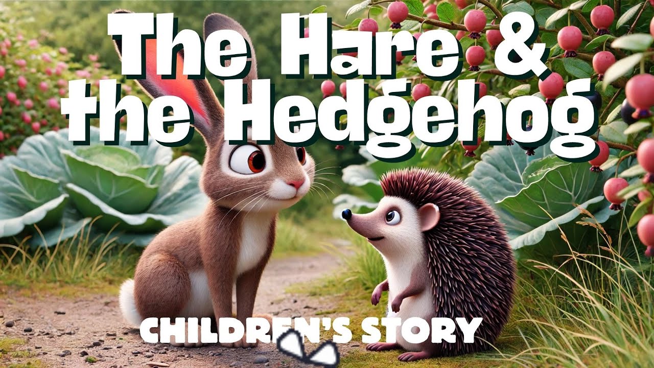 The Hare and the Hedgehog - Illustrated Children's Story - YouTube