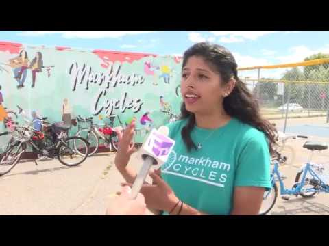 Coverage of Markham Cycles Community Bike Hub on Fairchild TV: August ...