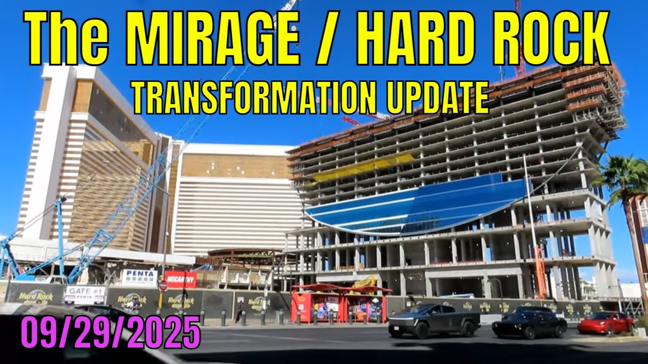 Mirage to Hard Rock Hotel Transformation Update 09 29 2025 - YouTube
