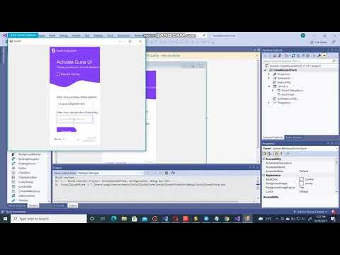 How to Download, Install And Activate Guna UI in Visual Studio - YouTube
