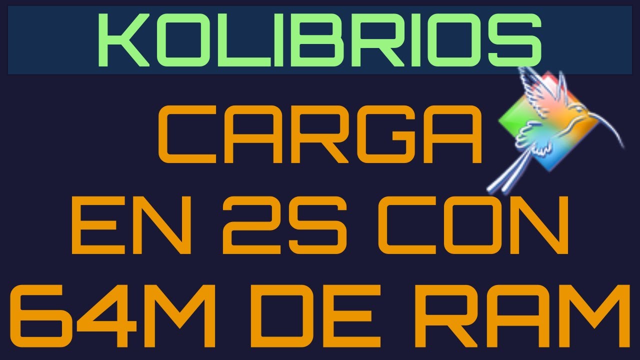 KolibriOS solo necesita 64MB de RAM y carga en 2s - YouTube