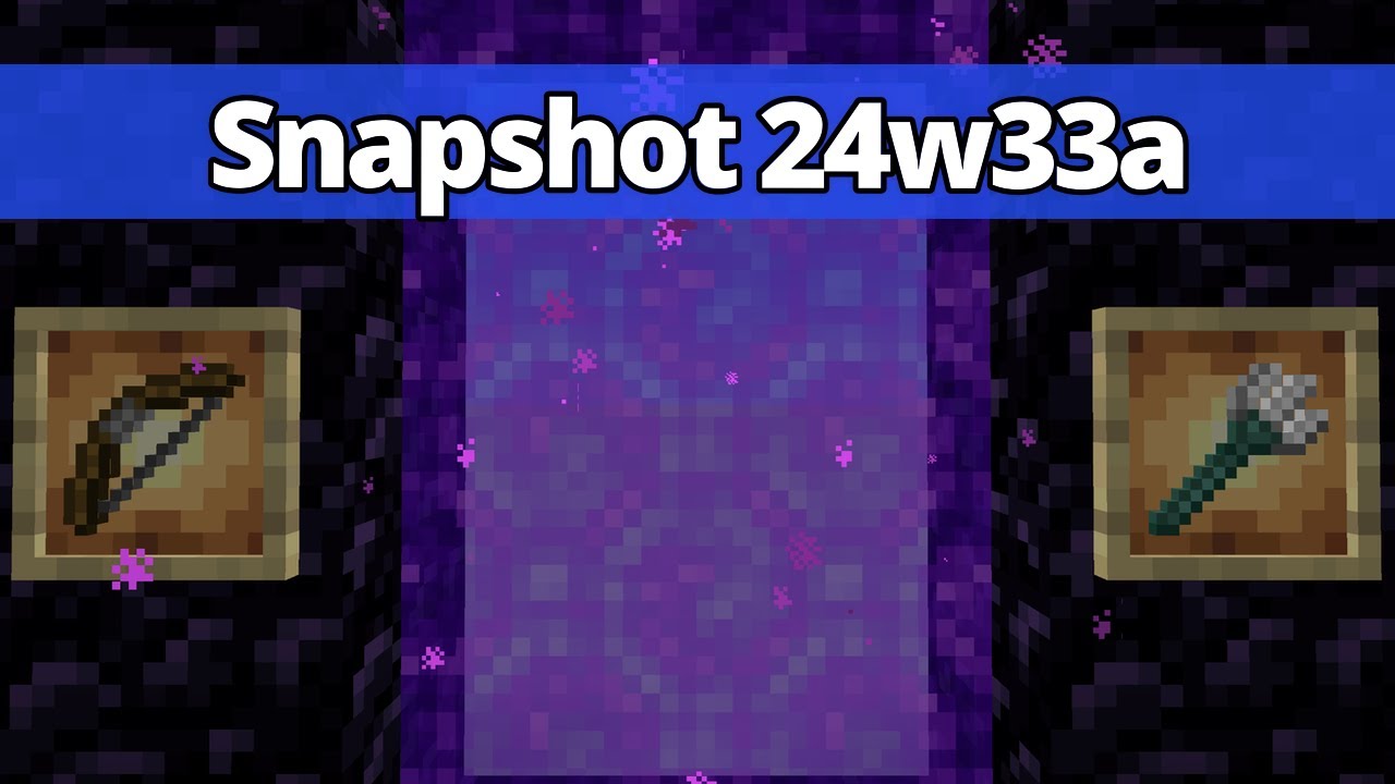 Snapshot 24w33a – Data packs v46, resource packs v35 y otros cambios ...