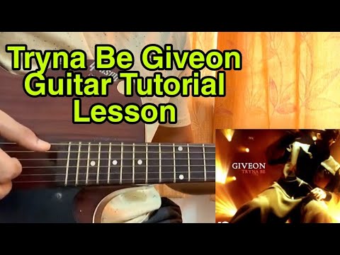 Tryna Be - Giveon // Easy Guitar Tutorial, Lesson, Chords - YouTube