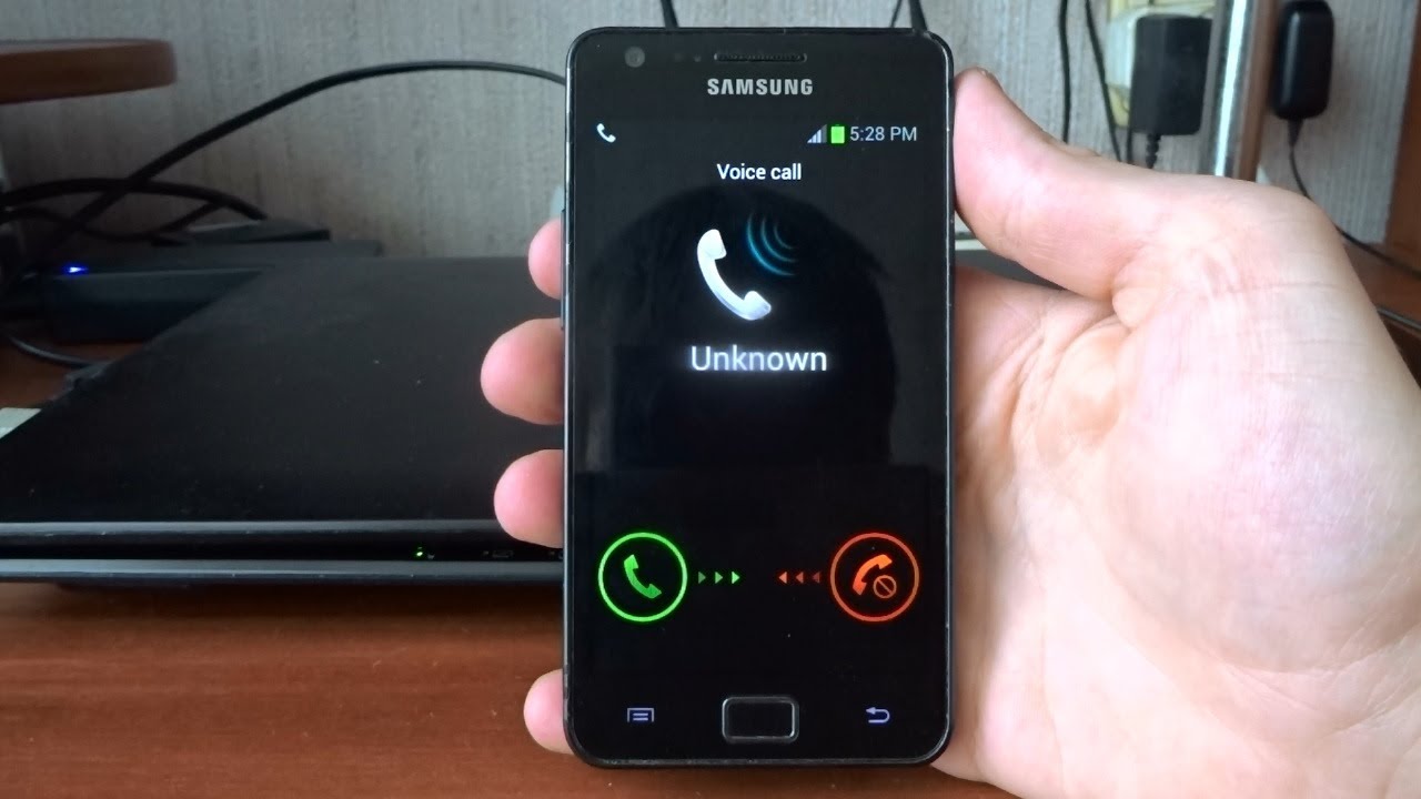Samsung Galaxy S2 GT-I9100 incoming call - YouTube