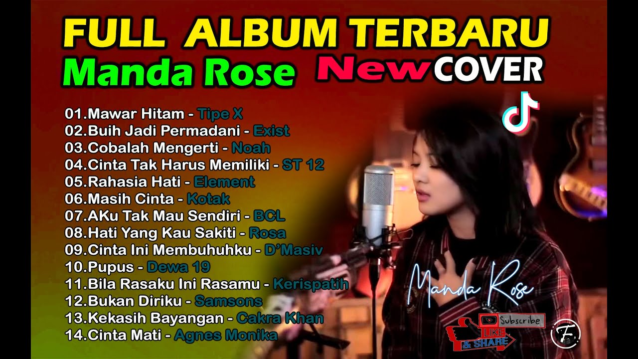 MANDA ROSE Full Album Cover Terbaru Tanpa Iklan - YouTube