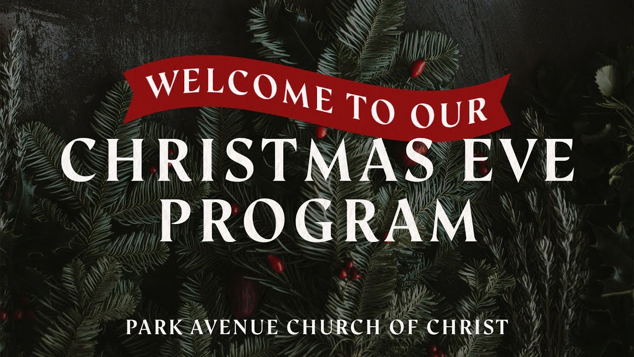 Christmas Eve Program 2022 - YouTube