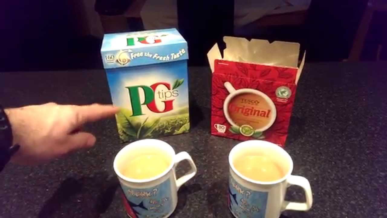 Tesco Tea V PG tips taste test....who wins? - YouTube