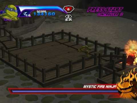 TMNT 2003 walkthrough guia HARD MODE Donatello Stage 6 - Area 2
