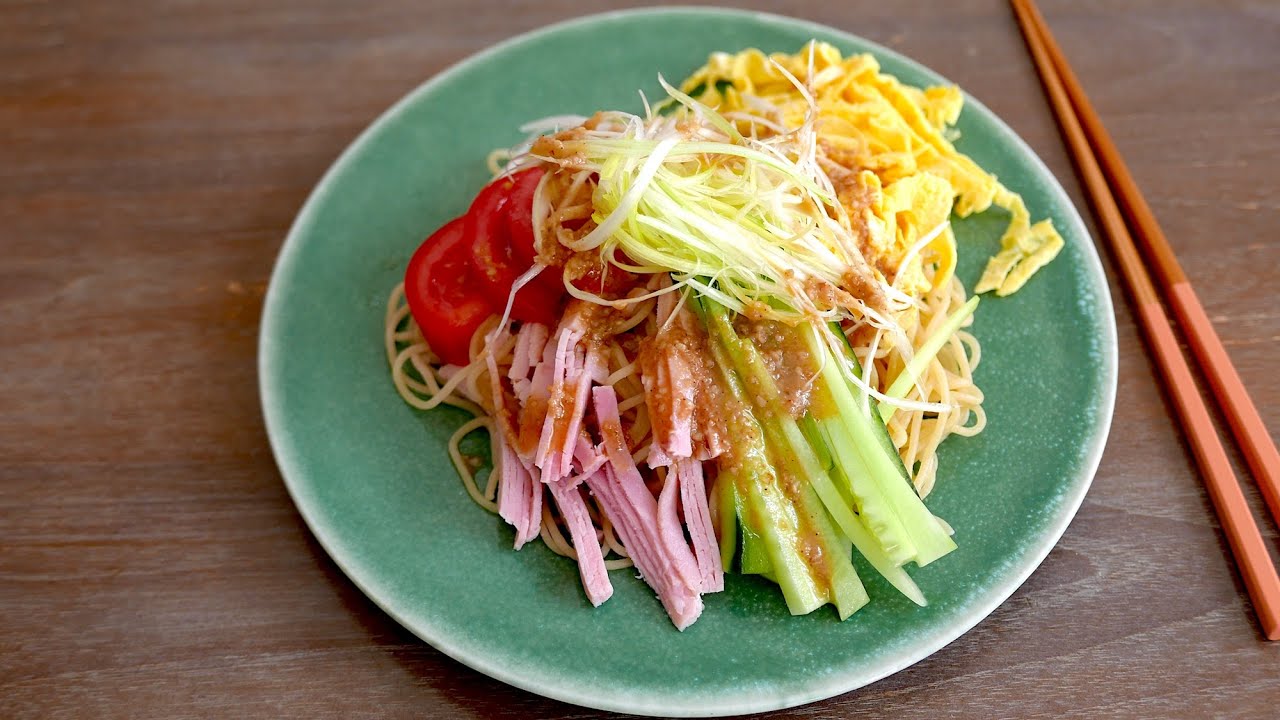 Hiyashi Chuka Cold Ramen | Japanese Recipe | wa's Kitchen recipe - YouTube