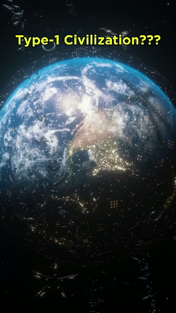 2025 Earth vs Type 1 Civilization Earth #shorts #space #earth #future # ...