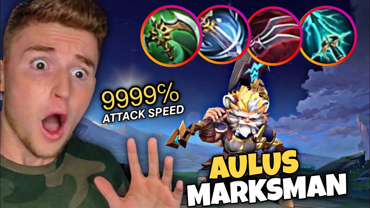 AULUS MARKSMAN (9999℅ ATTACK SPEED)! AULUS BEST BUILD 2025 - YouTube